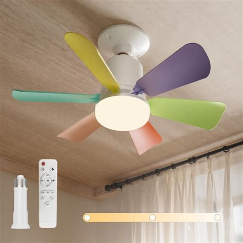 Screw In Ceiling Fan In Light Socket 3000K 6500K Light Socket Fan With Remote And Socket