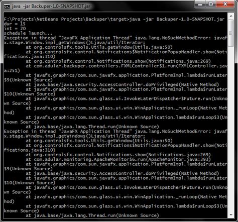 Java Controlsfx Notifications Exception Stack Overflow