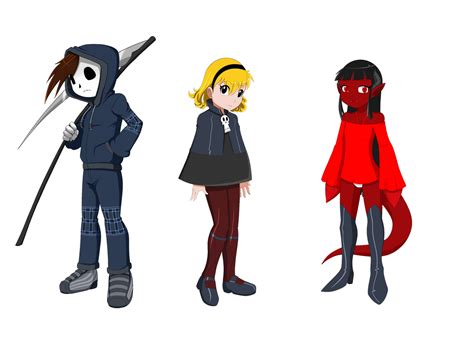 Grim Tales Au Grim Jr Minnie And Mimi Final By Bradster4000 On Deviantart