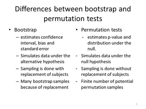 review bootstrap and permutation ppt download