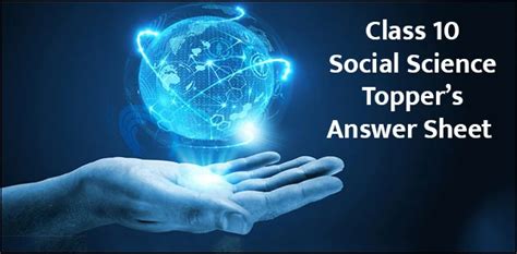 CBSE class 10 Social Science exam 2017: Topper’s Answer Sheet
