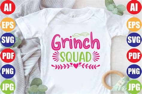 Grinch Squad Graphic By Tauhiddesignstore · Creative Fabrica