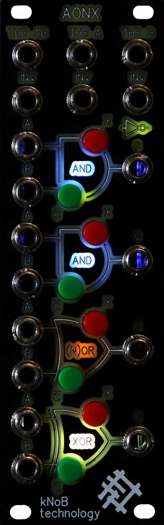 Knob Technology Aonx Eurorack Module On Modulargrid