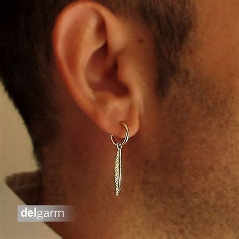 مدل گوشواره پسرانه 1401 جدید متناسب با استایل گوشواره پسرانه بدون سوراخ