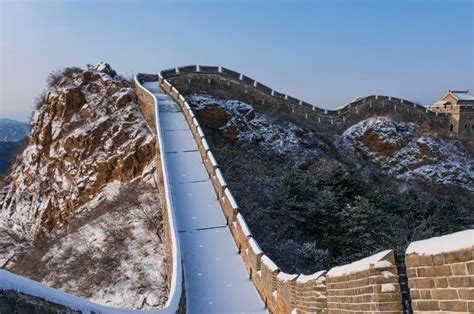 La Gran Muralla Brilla Tras Una Nevada En El Norte De China Spanish