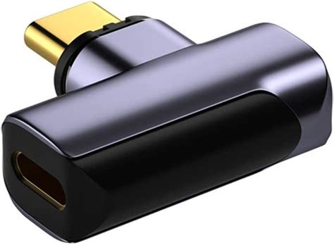 NFHK Magnetic Connector 40Gbps USB4 Type C Male To Female 90 Degree Left Right Angled 100W Power