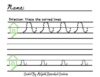 Beginner Cursive Training By McGrath Homeschool Creations TPT