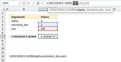 How To Use The Confidence Norm Function