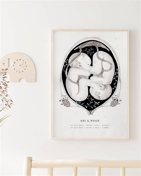 Breechcephalic Twins 1 Placenta Mahima Wall Art