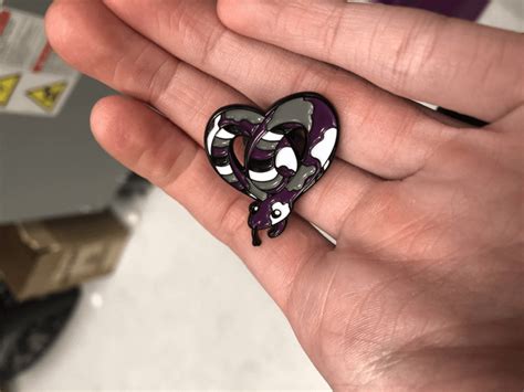 My New Subtle Asexual Pin Rasexuality