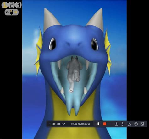Umi Dragon Oral Vore Animation