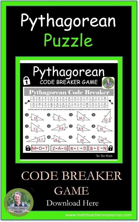 Pythagorean Activity Pythagorean Theorem Secondary Math Math Resources