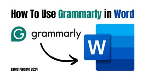 How To Use Grammarly In Word A Step By Step Guide