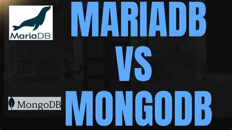 Mariadb Vs Mongodb