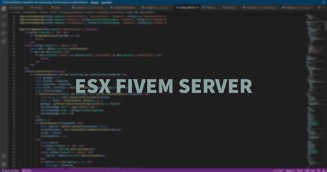 Create A Esx Fivem Base Server By Xhasanbey Fiverr
