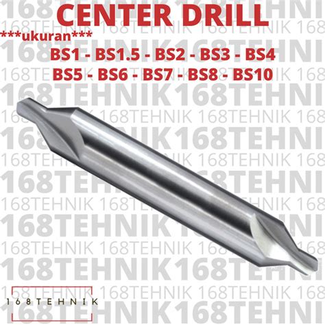 Jual Center Drill Bs7 Center Drill 7 Mm Bor Center Drill Center