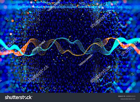 Data Science Abstract Technological Background Vibrant Stock Illustration 2209253113 Shutterstock