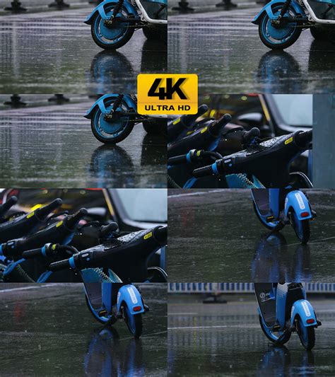 雨中的共享单车视频素材下载编号24210368光厂vj师网
