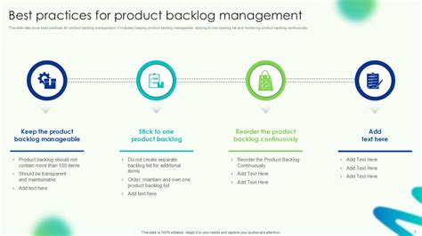 Product Backlog Management Powerpoint Ppt Template Bundles