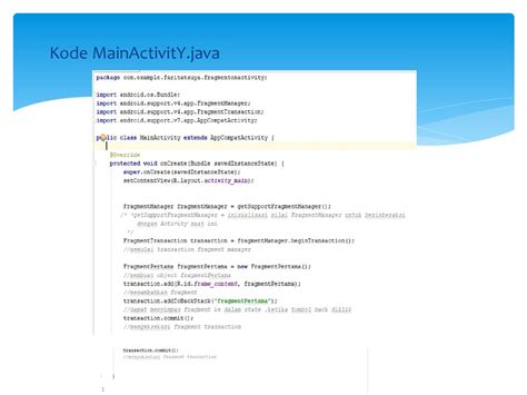fragment nama anggota andian ramadhan ppt download