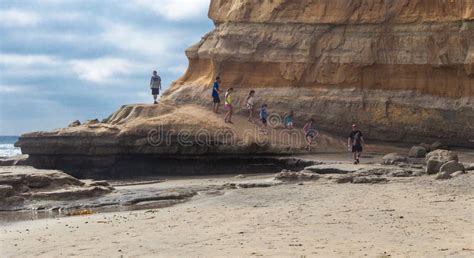 Walking Blacks Beach Editorial Stock Image Image Of Cliff 42696484