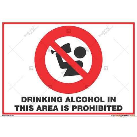 No Drinking Alcohol Sign