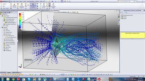tutorial how to do a flow simulation to a rotating propeller grabcad