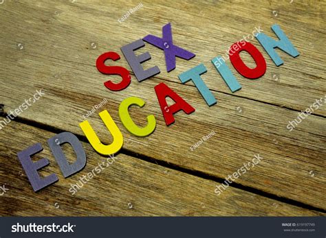Word Sex Education Colorful Wooden Alphabet Stock Photo Shutterstock