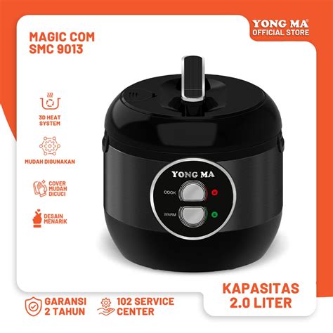 Jual Yong Ma Rice Cooker Magic Com Smc 9013 20lt Shopee Indonesia