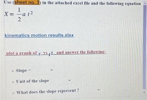 solved use sheet no 3 in the attached excel file and the