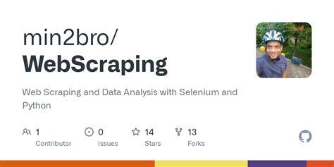 GitHub Min Bro WebScraping Web Scraping And Data Analysis With Selenium And Python