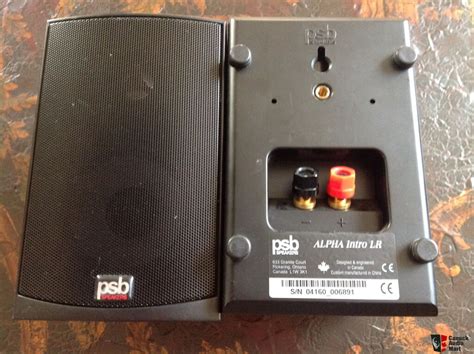 Psb Alpha Intro Lr Bookshelf Speakers Photo 732286 Us Audio Mart