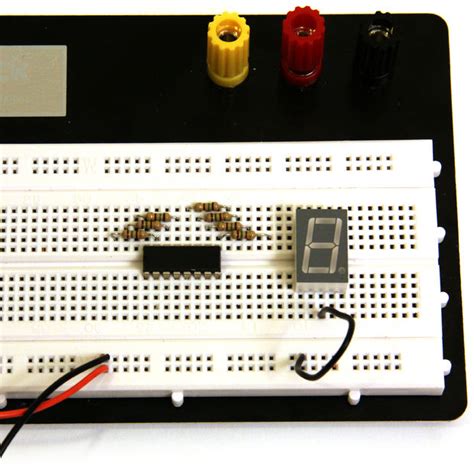 Protoboard Cómo Paso 5 7 Segmentos Display En Un Protoboard Parte 2