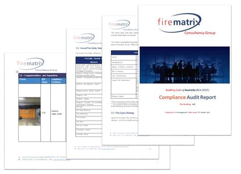 BCA Reporting Section D C And E Fire Matrix