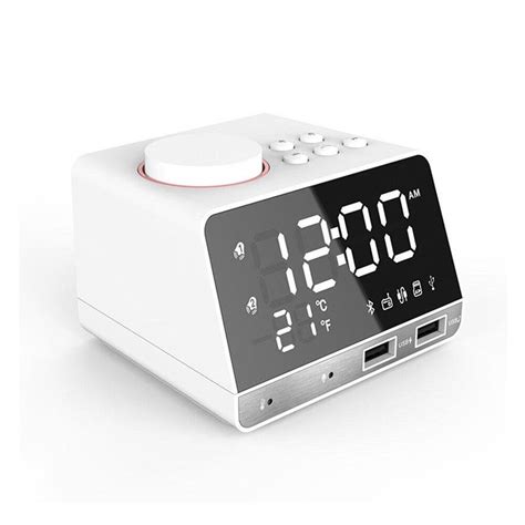 Multi Functional Clock Fm Radio Usb Charging Alarm Grandado