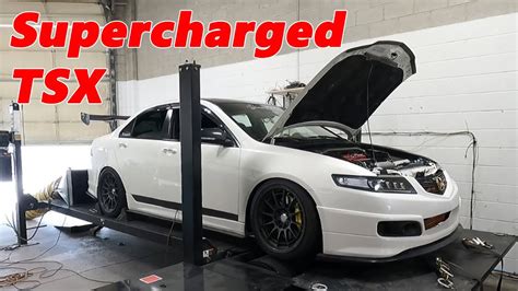 KraftWerks Supercharged Acura TSX Dyno Tune - YouTube