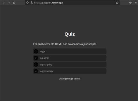 Github Hugogomes7js Quiz Quiz Developed With Javascript