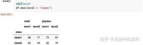 分钟带你学会Pandas多层级索引 知乎