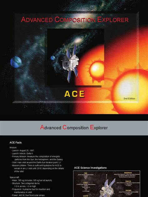 Advanced Composition Explorer Pdf Solar Wind Sun