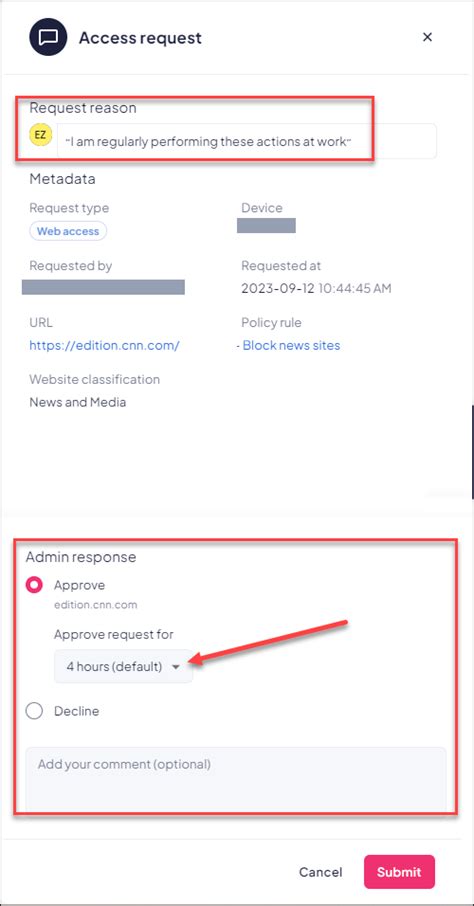 Manage Prisma Access Browser Requests