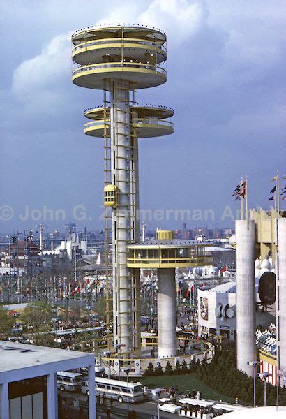 Concentric Tower Historical Building Tower Design Worlds Fair
