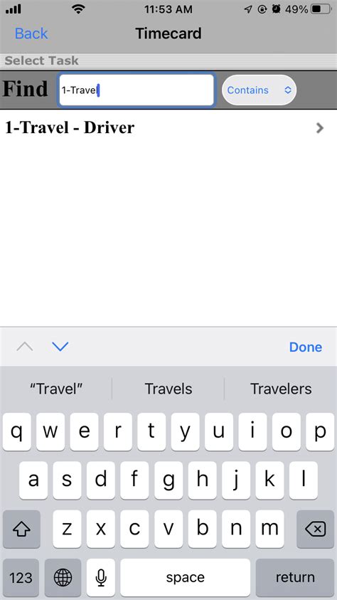 Econz Wireless Timecard Checker Ios Task Search Improvement