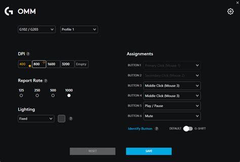 Onboard Memory Manager And Media Keys R Logitechg