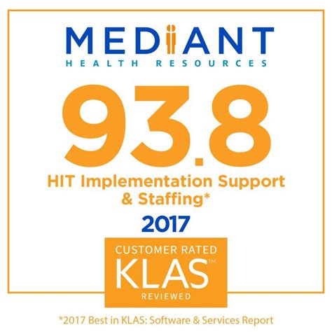 Mediant Health Resources On Linkedin Klas Annual Best In Klas