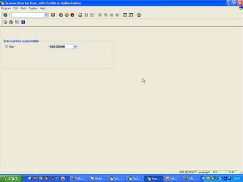 Menampilkan Tcode Tcode User Di SAP R 3 Life Is About Extreme Choice