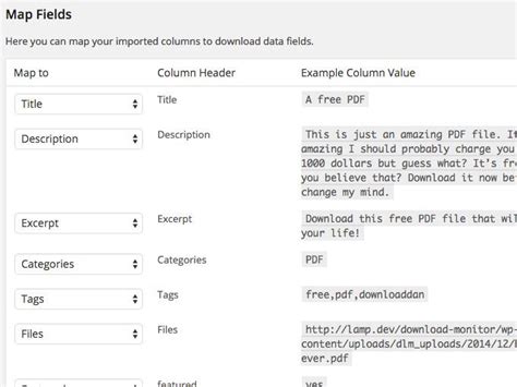 Effectio Download Monitor Csv Importer 420