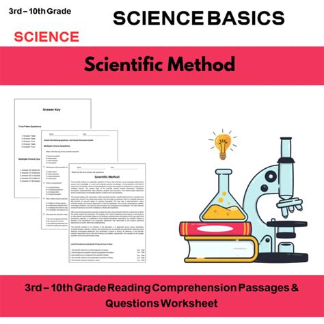 Scientific Method Reading Comprehension Passages And Questions Worksheets