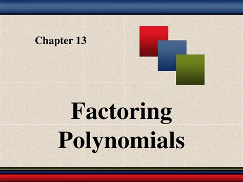 Ppt Factoring Polynomials Powerpoint Presentation Free Download Id