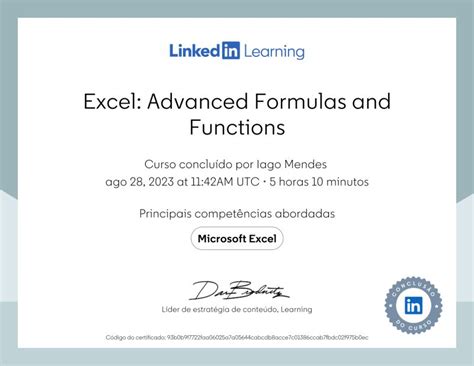 iago mendes on linkedin certificate of completion