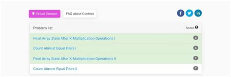 I Have Participated Leetcode Weekly Contest 412 And Solved 3 Problems